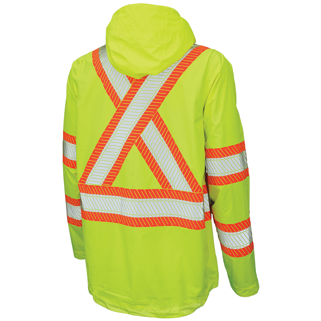 RIPSTOP PACKABLE SAFETY RAIN JACKET – FN Supply