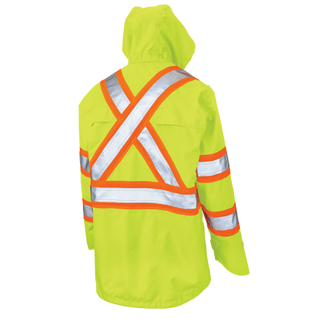 RIPSTOP SAFETY RAIN JACKET – FN Supply