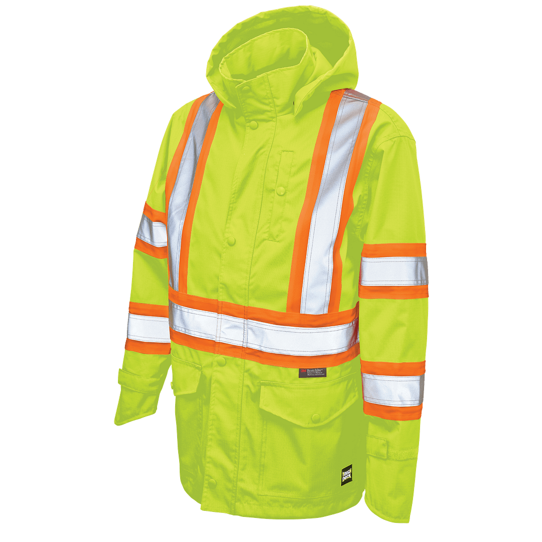 RIPSTOP SAFETY RAIN JACKET – FN Supply